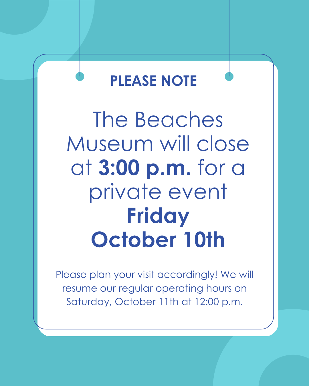 Announcement Template (1) - Beaches Museum