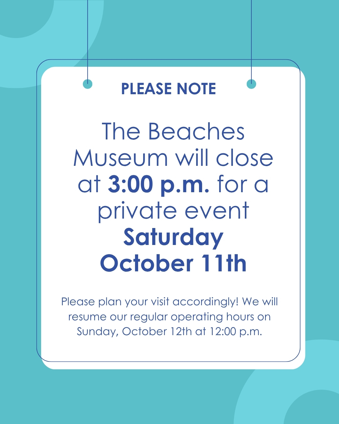 Announcement Template (7) - Beaches Museum